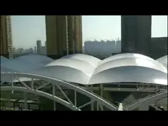 China Outdoor Membrane Tent Structures Sports Court Membrane Structure Construction for sale
