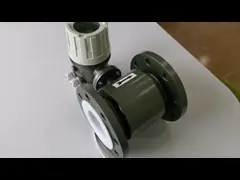 China Battery Powered Magnetic Flow Meter Intelligent Water Flow Meter for sale