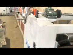 Automatic IXPE/EVA film laminator for SPC/WPC flooring