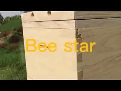 China Langstroth Unassembled Honey Bee Hive Box Kit Wooden Beekeeping Equipment for sale