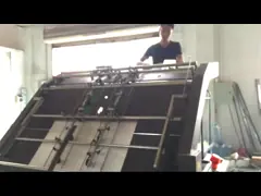 350×350mm Paper Laminating Carton Box Flute Laminator