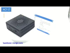 Noiseless J4125 Intel Celeron Mini PC AC1-Z Up To 16GB RAM M.2 SSD 64G EMMC