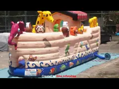 3in1 Noah's Ark Juegos inflables de China inflable fábrica