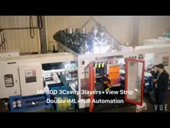 China MEPER blow machine MP80D 3 cavity 3 layers +view strip double IML+Full Automation