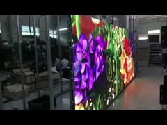 Pantalla LED delgada de la etapa del panel, exhibición llevada a todo color interior 1200CD/SQM brillante