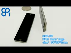 黒い色の耐久財RFIDは高い感受性-15dBmに大きさで分類する79 x 20 x 3mmを付ける