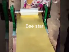 China Embossing Bee Wax Press Mold Comb Emboss Used Manual Aluminum Alloy Roller Embosser Beeswax Foundation Machine for sale