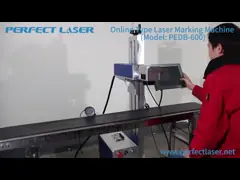Lifting Type Laser Marking Machine Air Cooling For Bottles / Production Line