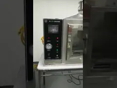 Solar photoelectric material flammability testing machine