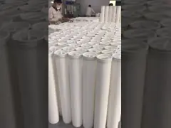 High flow pleated filter with PP center core