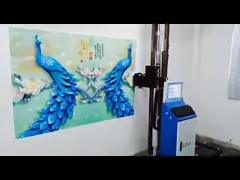 3D Decoration Wall Inkjet Printer Brilliant Photo Printed Wall Murals Printer