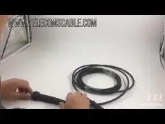 China 80m NSN FUFDD Fiber Cable LC OD-LC OD dual 80m, Dia of 5.0mm for RRU with NSN Uni-Boot for sale