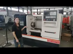 Cnc μέταλλο μηχανών CK6136 CK6150 CK6166 Cnc τόρνου που γυρίζει το επίπεδο κρεβάτι