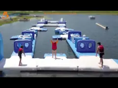 Inflatable  Racing Rack Water Park in Australia The 3rd Bouncia