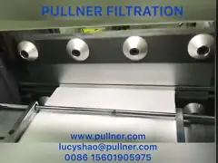 Micro Pleated Water Filters (step: making pleats)