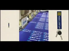 Os bens bordados aviação Merrowed da corrente chave da bagagem do saco limitam o logotipo durável