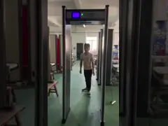 33 zones walk through body metal detector gate