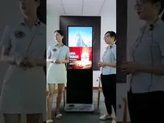 43inch floor standing android wifi 500cd digital signage indoor lcd advertising monitor