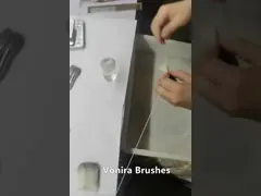 Vonira Makeup Brushes Factory Highlighting Brush Making Video
