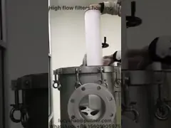 Filtri ad alto flusso a base de aço a rotolí liberi