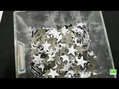 Fluorescence off white Shape star nailhead