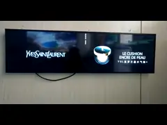 China Long Narrow Shelf Advertising Screen Stretch Bar Led Display Digital Signage P1.25 for sale