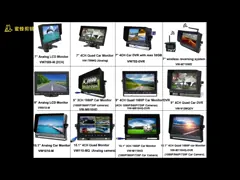 10“ TFT-monitor van het de autodashboard van Auto de Achterview monitor voor Vrachtwagen