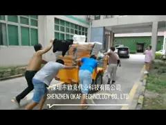 Outdoor hydraulic elevating tower trailer with PTZ camera and LED lights
