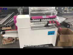 BOPP self adhesive carton sealing packing tape roll cutting machine