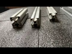 Silvery Anodized Aluminum Extrusion Profiles For Production Line
