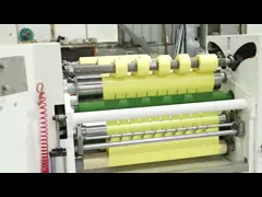 Center Surface Slitting Rewinder machine For narrow Bopp paper straw