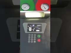 Air Conditioning Recovery Flushing Machine Visual Window For Checking Refrigerant