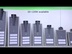 High lumen  SMD waterproof ip65  integrated all in one solar led street lights