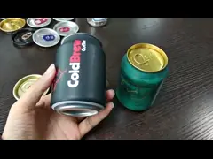China Soft Drinks Aluminum Beverage Cans 500ml Low Melting Point Easy Open End for sale