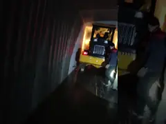 1.5 Ton 1.0m3 bucket mini Wheel Loader Shipment