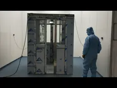 Sanitizing air shower room for entrance room.mp4