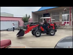 3500m 17.6kw 600kg Front End Mini Wheel Loader