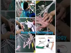 11 Pulso oxímetro de pin sensor adhesivo 0,9m Para pediatría