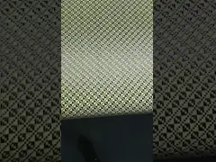 C03K15J-C240-yellow carbon fiber & aramid fiber hybrid jacquard fabric