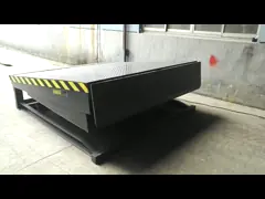 Niveladores de muelle inmóviles o fijos de Warehouse que cargan y que descargan la rampa eléctrica 6 toneladas de capacidad