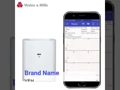 Wireless Android bluetooth ECG device