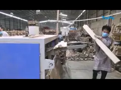China Double Heads Wood Planks Blocks Cutting Saw Machine for sale
