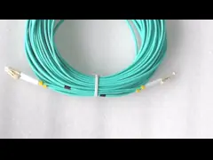 Conector 0 do LC UPC do cabo de remendo da fibra OM3 multimodo. diâmetro de 9/2MM