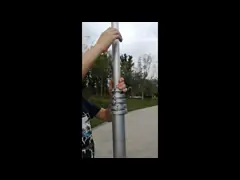 “Mastil de l‘antenne, le plus de pousser vers le haut“