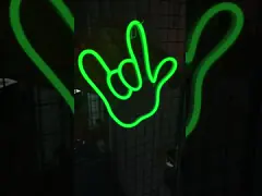 Neonzeichen de Palma Verde