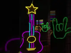 Neonzeichen per la chitarra