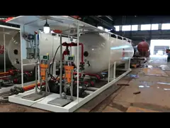 1.6Mpa Iron Steel LPG Skid Filling Station 20m3 Explosive Proof