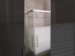 5mm stripes glass rectangle shower enclosure