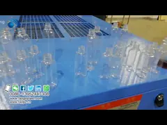 PET Blow molding machine testing