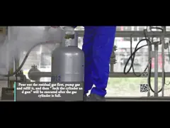 Code barres de cylindre de LPG dépistant des capitaux de QR étiquette la résistance UV